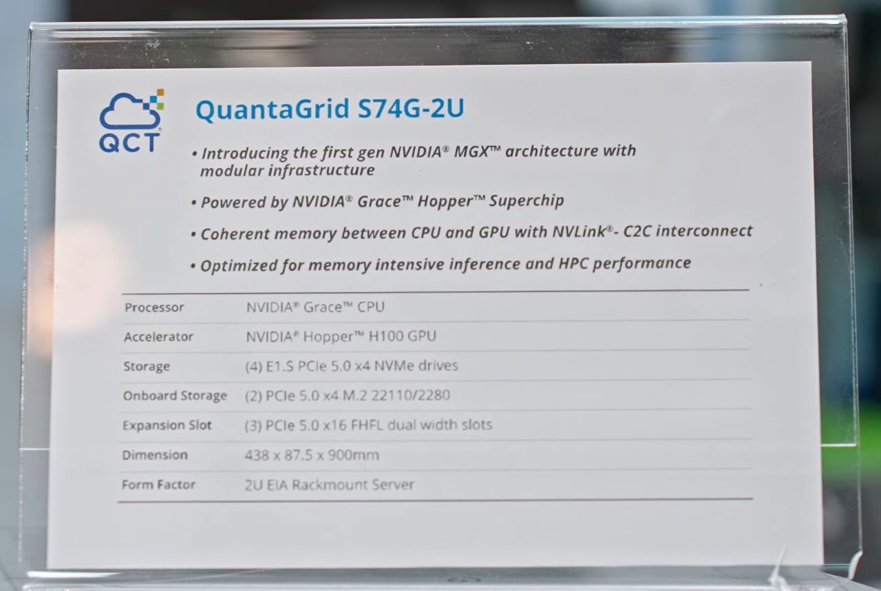 搭輝達CPU與GPU融合晶片，雲達推首款MGX架構伺服器 | iThome